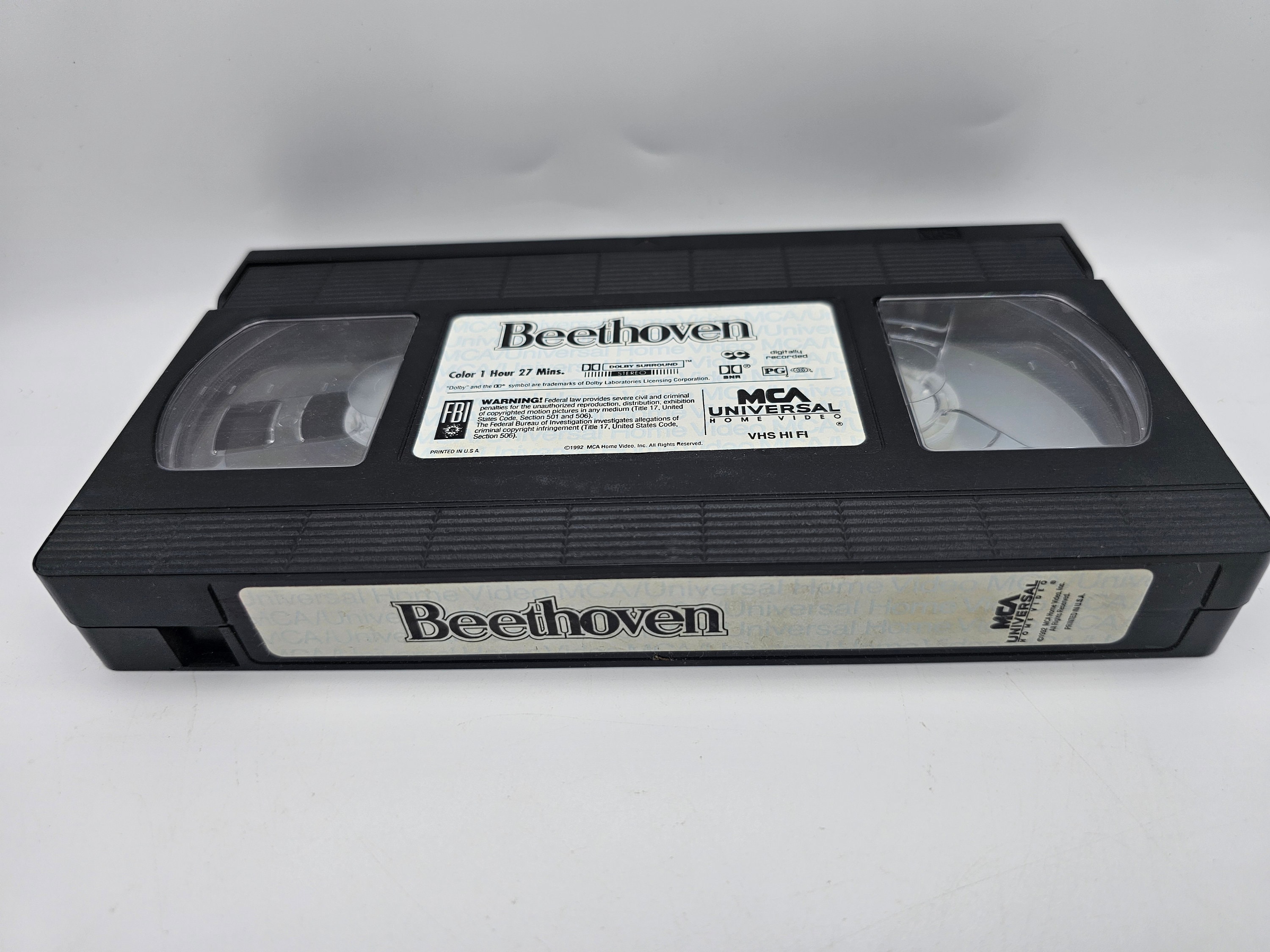 Beethoven VHS Movie Vintage Videocassette MCA Home Video - Etsy