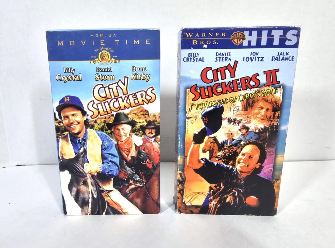 City Slickers 1 & 2 VHS Movie Vintage Billy Crystal Jon Lovitz Jack ...