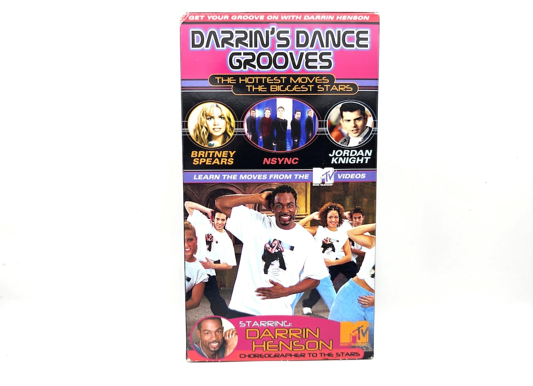 Darrin's Dance Grooves VHS Videocassette MTV Britney Spears Nsync ...