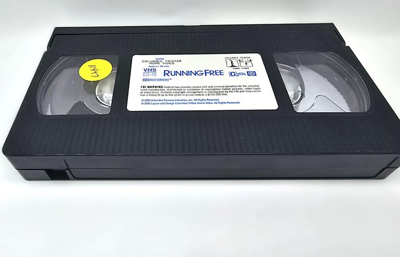 Running Free VHS Movie Family Adventure Videocassette Former Rental - Etsy