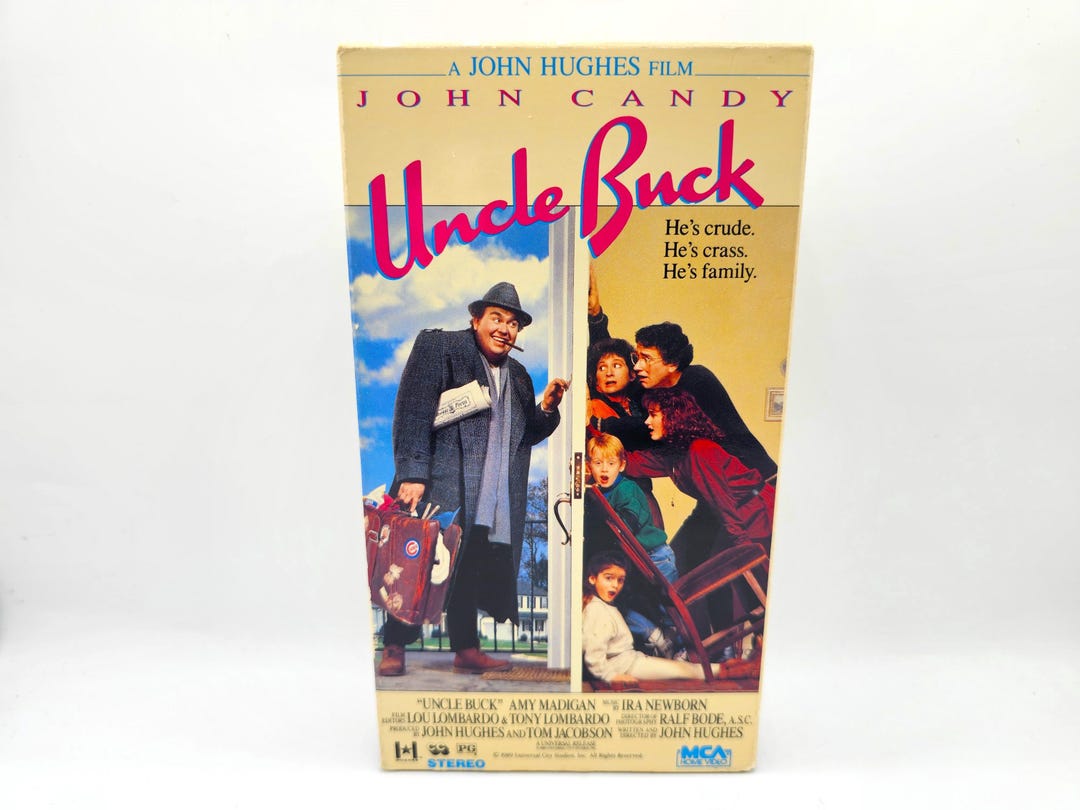 Uncle Buck VHS Movie Video Cassette Vintage 80s John Candy A John ...