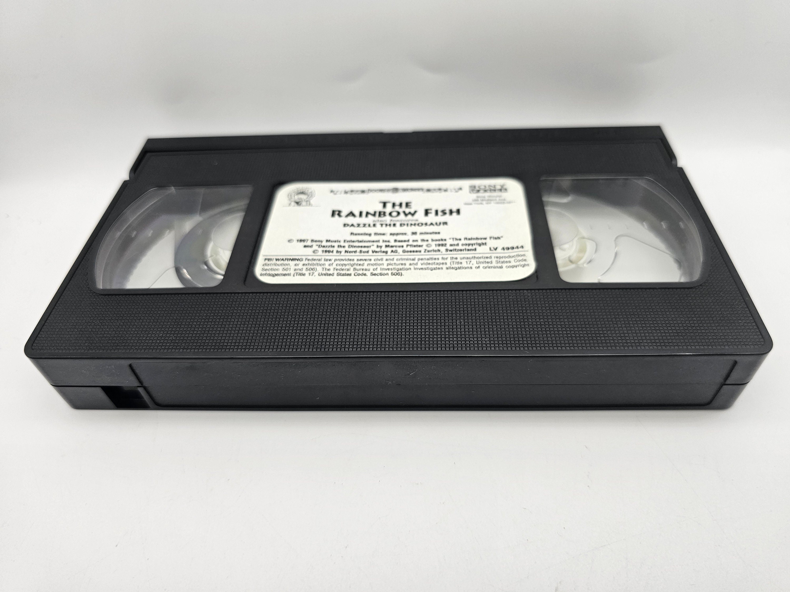The Rainbow Fish VHS Dazzle the Dinosaur Doors of Wonder Vintage Sony ...
