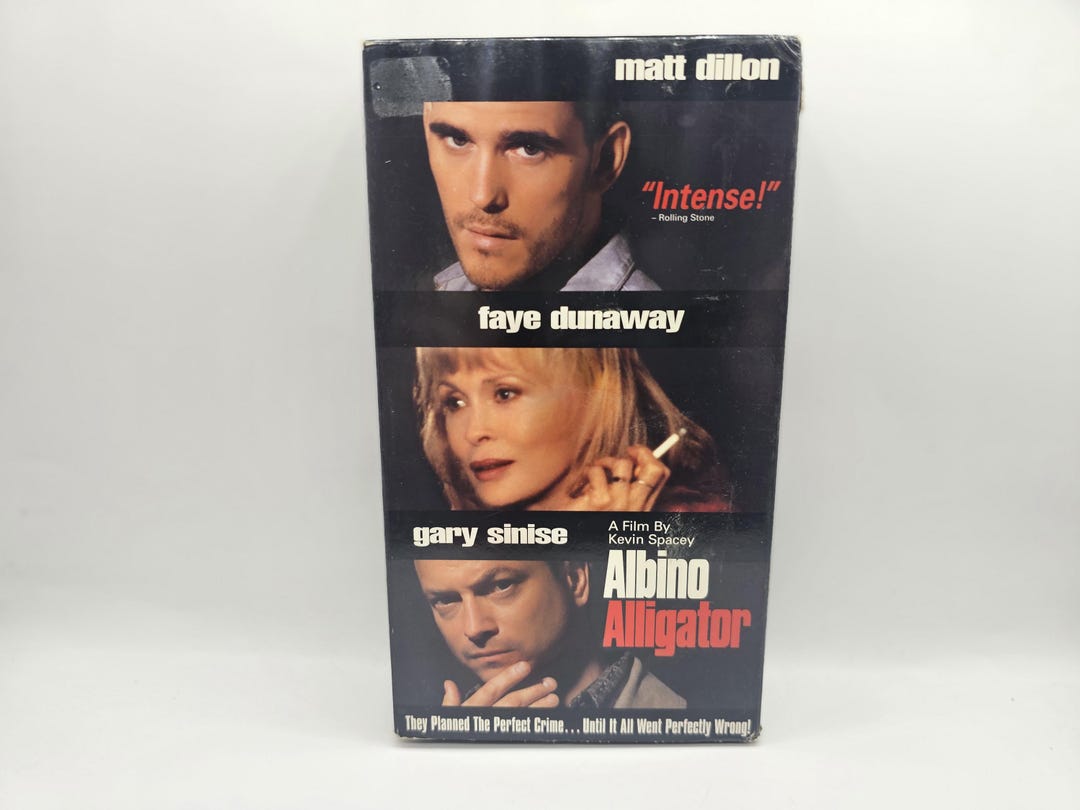 Albino Alligator VHS Movie Matt Dillon Faye Dunaway Gary Sinise ...
