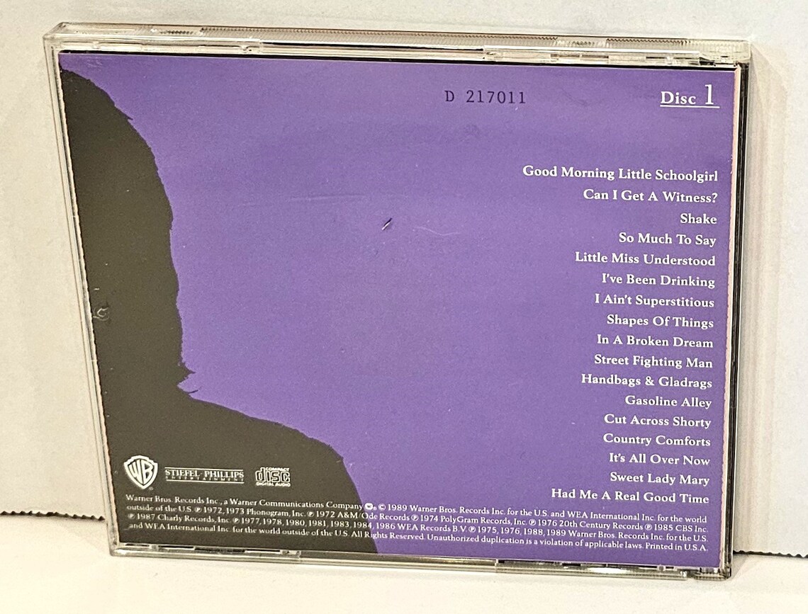 Rod Stewart Storyteller CD 4 Disc Set the Complete Anthology: 1964 1990 ...