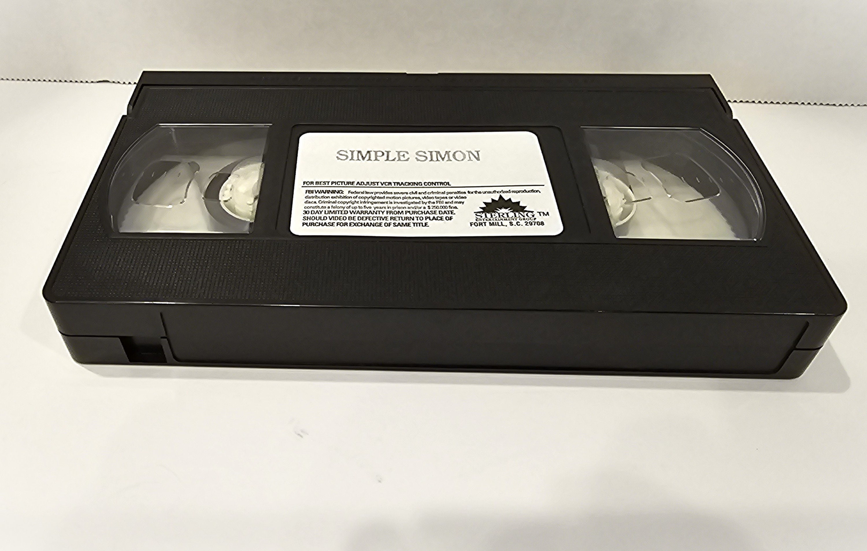 Simple Simon VHS Videocassette Tape Color Cartoons Big Bad Wolf ...