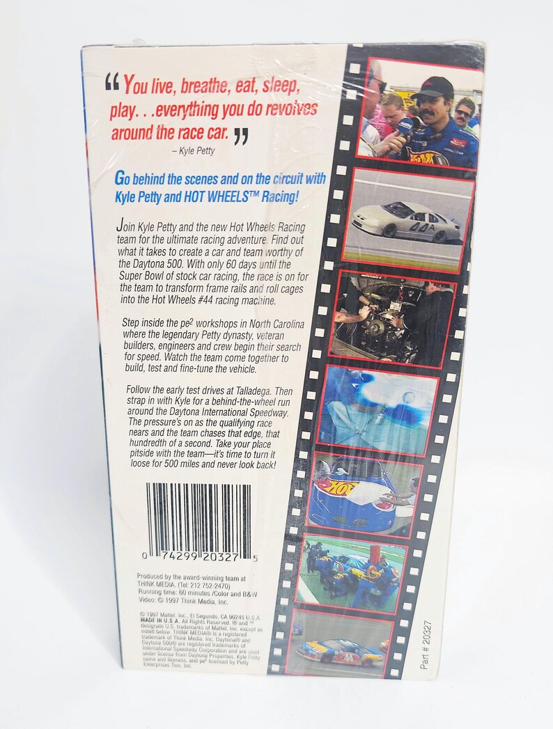 Hot Wheels Pro Racing VHS Movie NEW Sealed Vintage Matel Car Racing ...