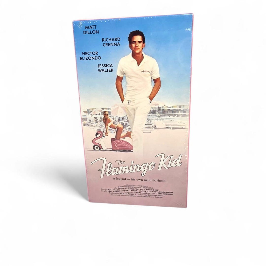 The Flamingo Kid VHS NEW Sealed Matt Dillon Tape Movie 1984 Vintage - Etsy