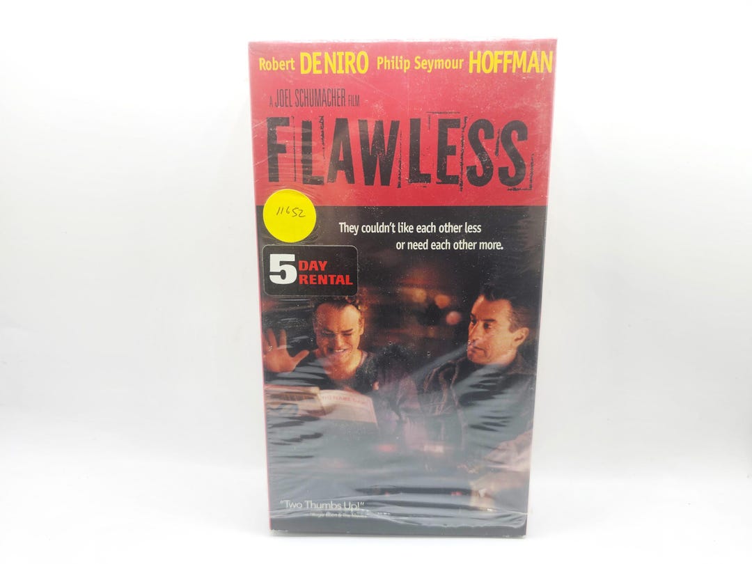 Flawless VHS Movie Vintage Robert De Niro Philip Seymour Hoffman Former ...