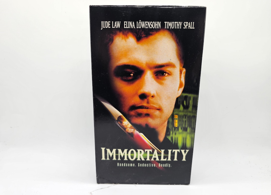 Immortality VHS Vintage Movie Jude Law Videocassette Buena Vista Home ...