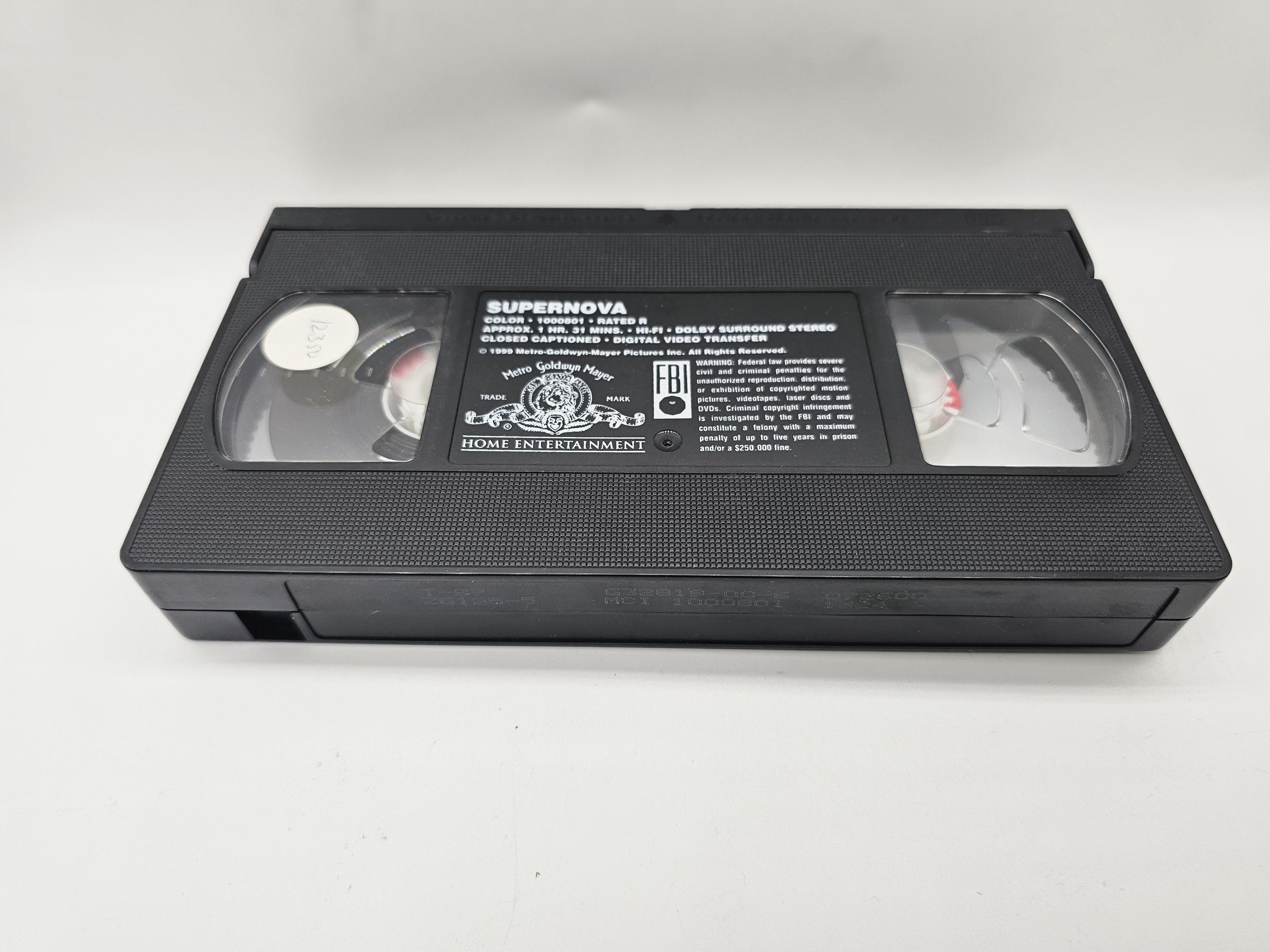 Supernova VHS Movie James Spader Angela Bassett Videocassette Tape Home ...
