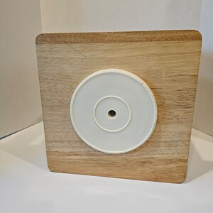 Revolving CD Rack Rotating Wood Desktop Spinning Stand 72 Compact Disc ...