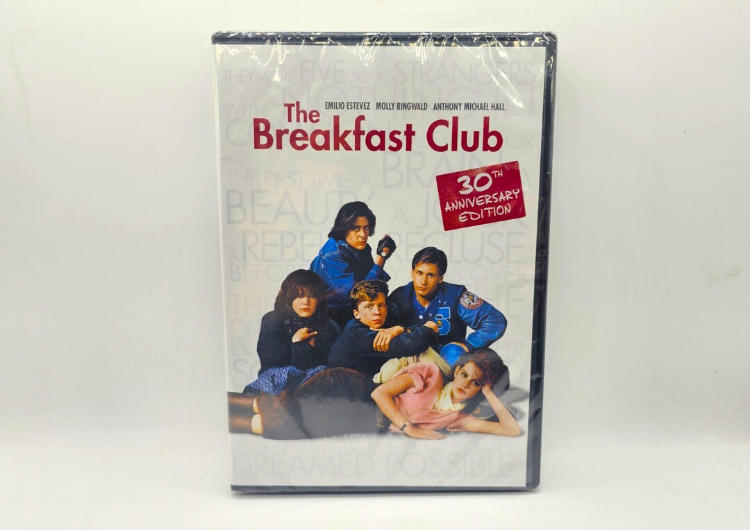 The Breakfast Club DVD New Sealed 30th Anniversary Edition Vintage John ...
