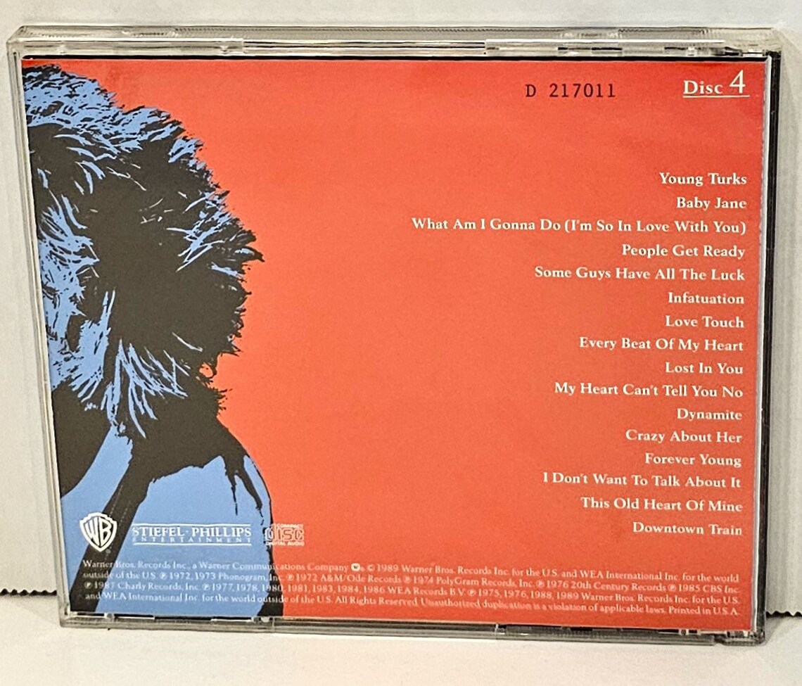 Rod Stewart Storyteller CD 4 Disc Set the Complete Anthology: 1964 1990 ...