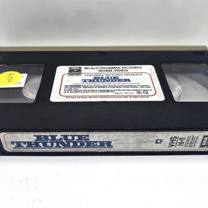Blue Thunder VHS Movie Vintage Roy Scheider Former Rental Videocassette ...