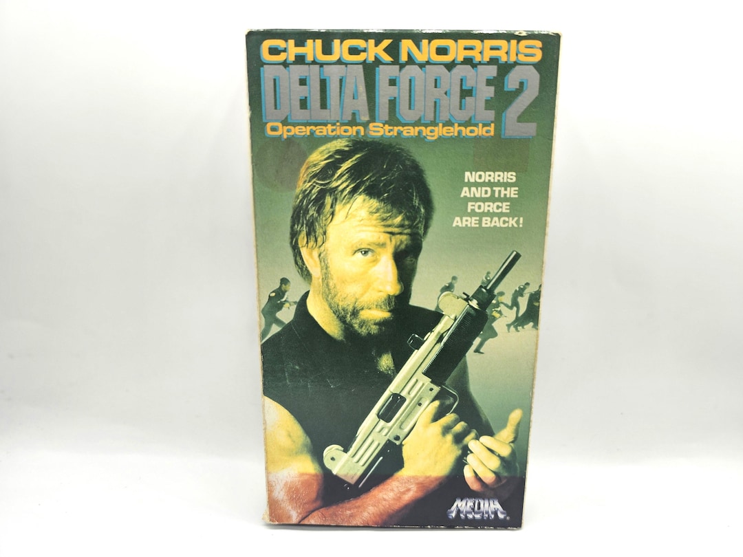 Delta Force 2 VHS Movie Vintage Chuck Norris Operation Stranglehold ...
