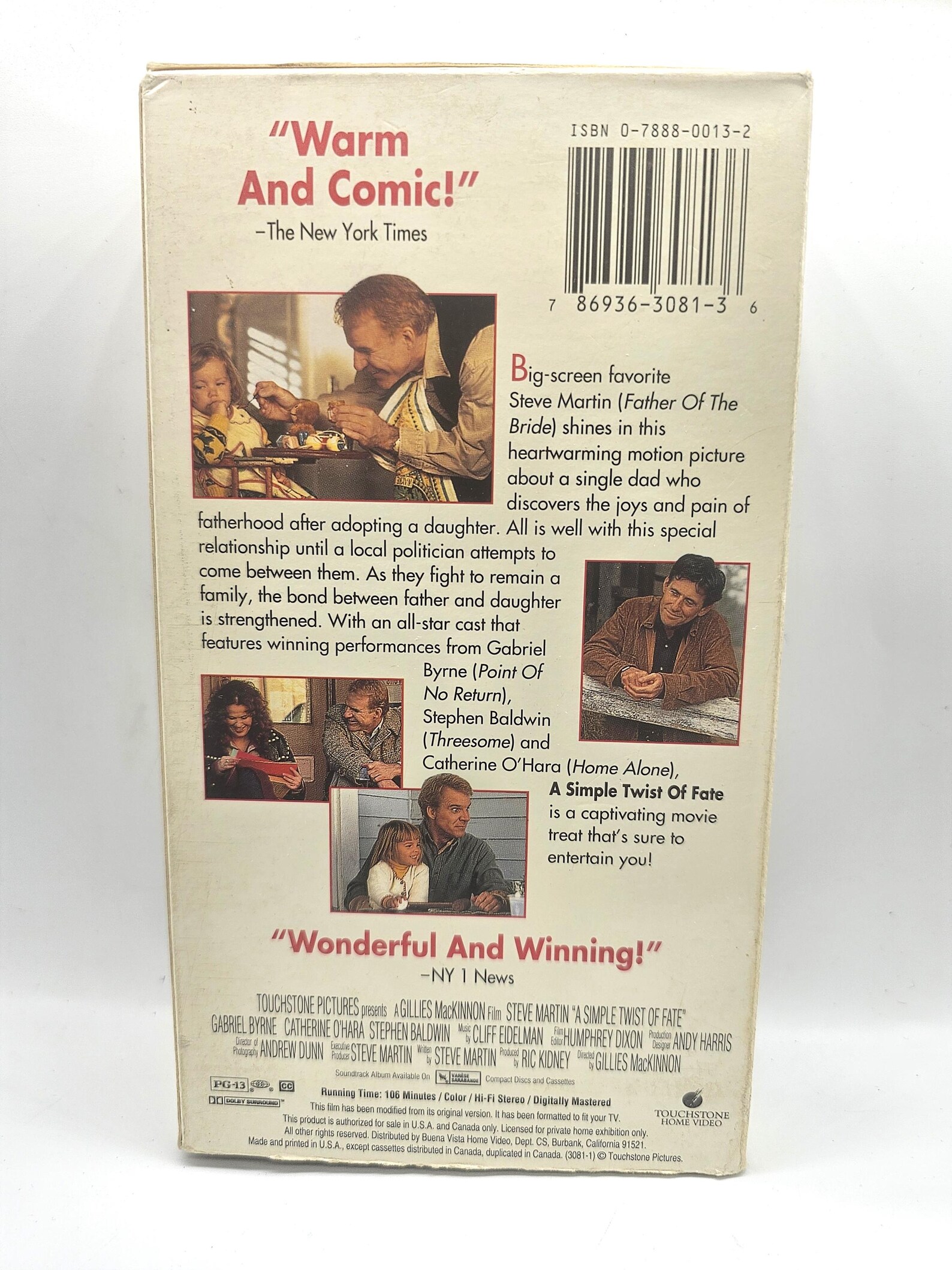 A Simple Twist of Fate VHS Movie Vintage Steve Martin Videocassette ...
