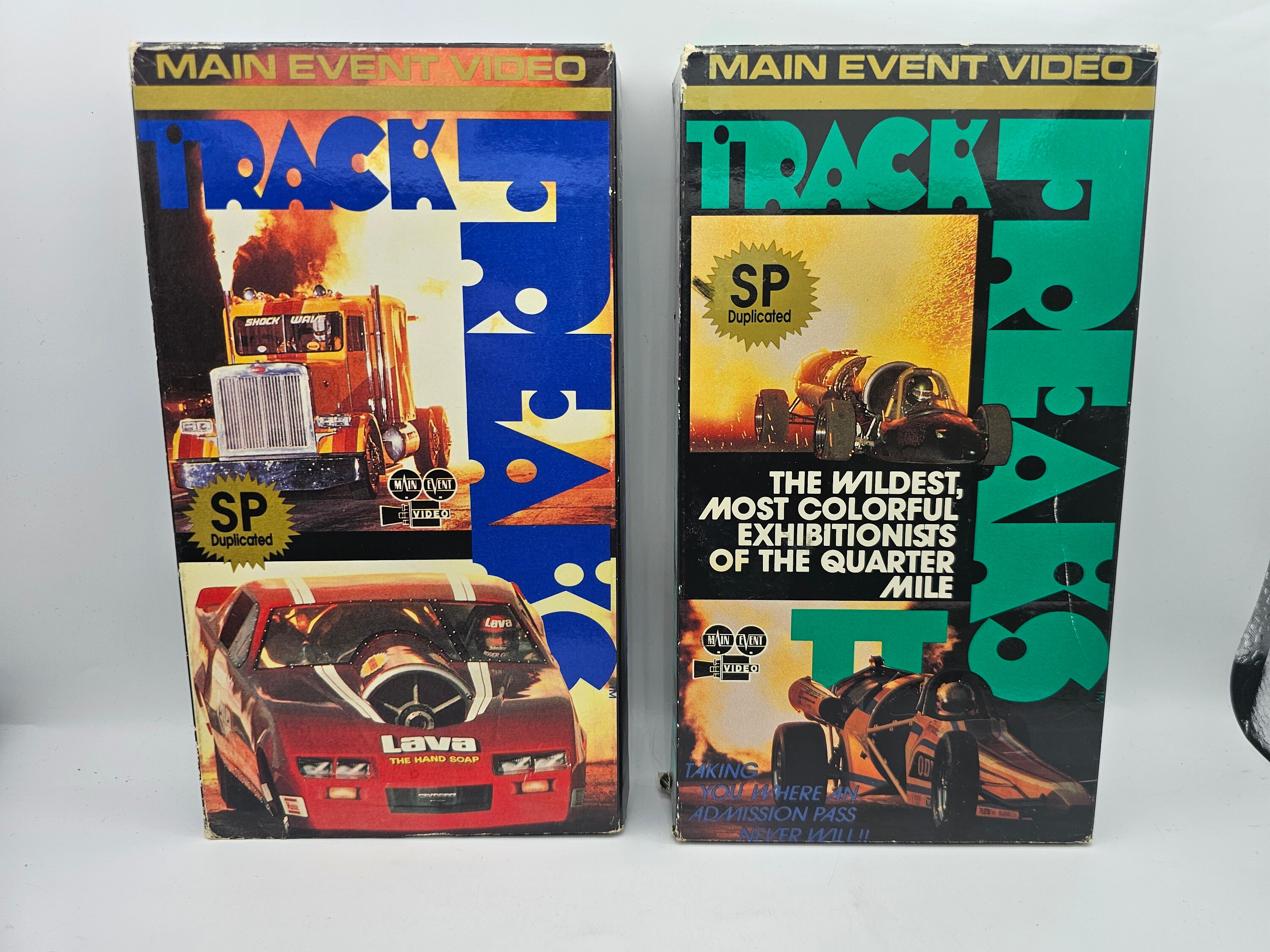 Track Freaks 1 & 2 VHS Vintage Drag Racing Car Videocassette Funny Cars ...