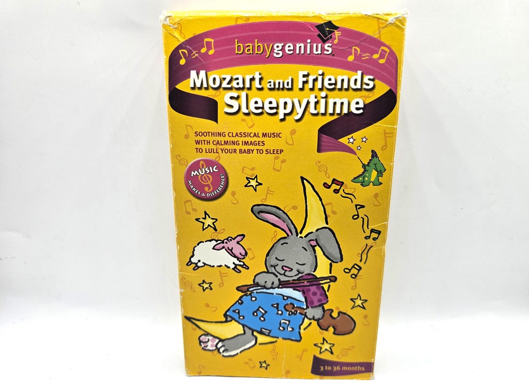 Mozart and Friends Sleepytime VHS Baby Genius Videocassette Home Video ...