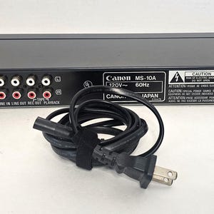 Vintage Canon MS-10 Multichannel TV Sound Adapter for Video Cassette Recorder VCR Dbx Noise ...