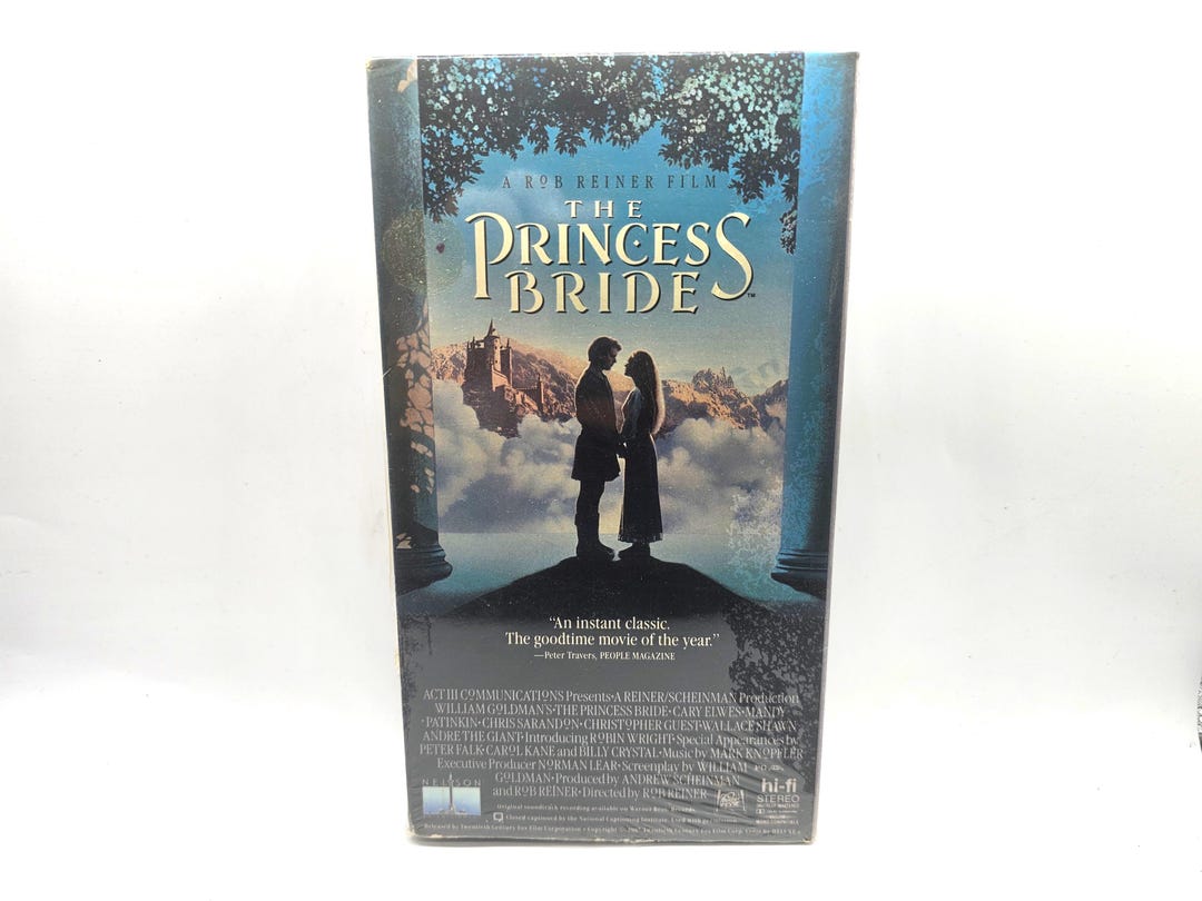 The Princess Bride VHS Movie Videocassette Former Rental Nelson Home ...