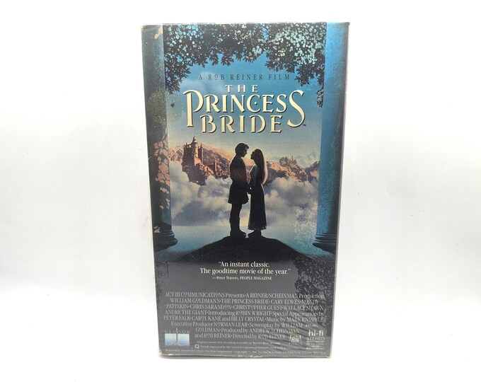 The Princess Bride VHS Movie Videocassette Former Rental Nelson Home ...
