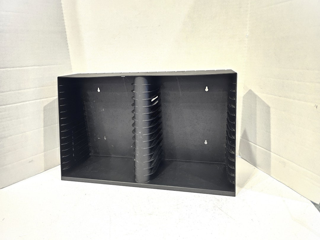 DVD Storage Rack Wall Mountable 30 Disc Display Shelf Holder Case Table ...