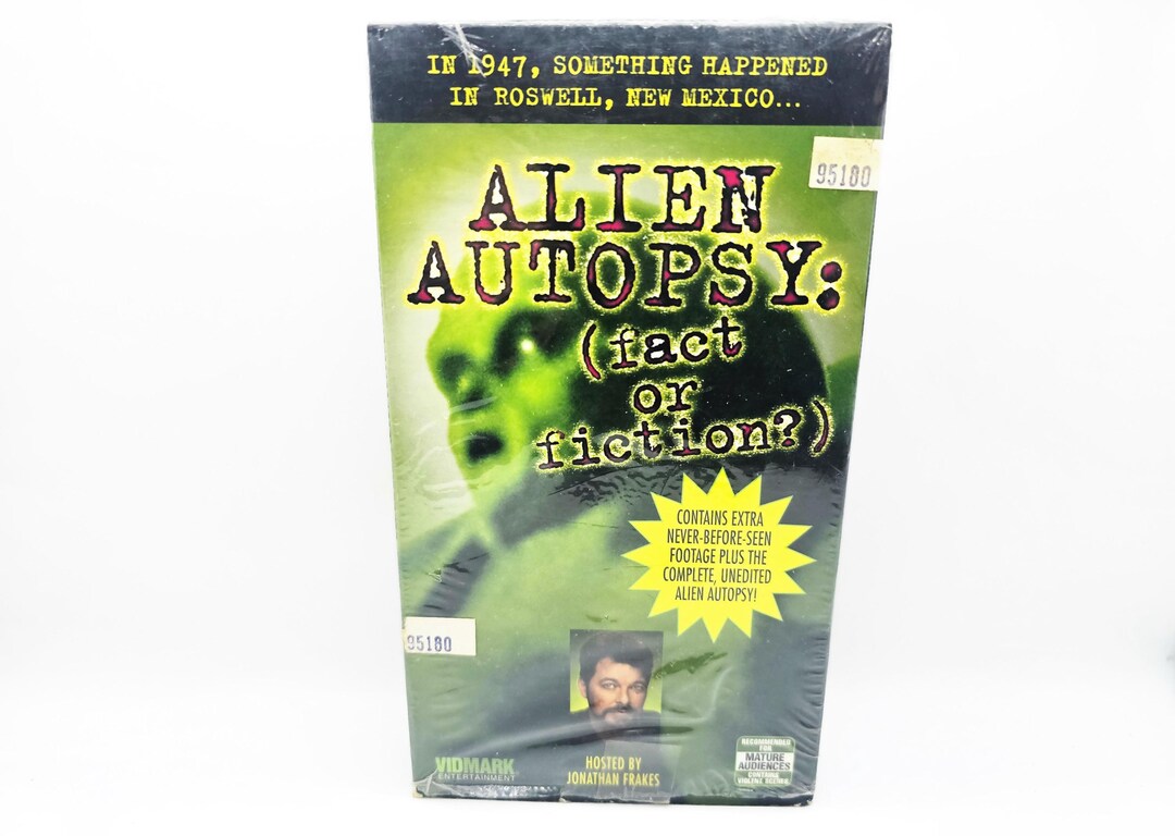 Alien Autopsy VHS Documentary Movie Fact or Fiction Former Rental ...