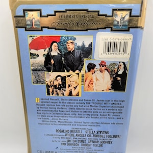 Where Angels Go Trouble Follows Vintage Clamshell Case Videocassette ...