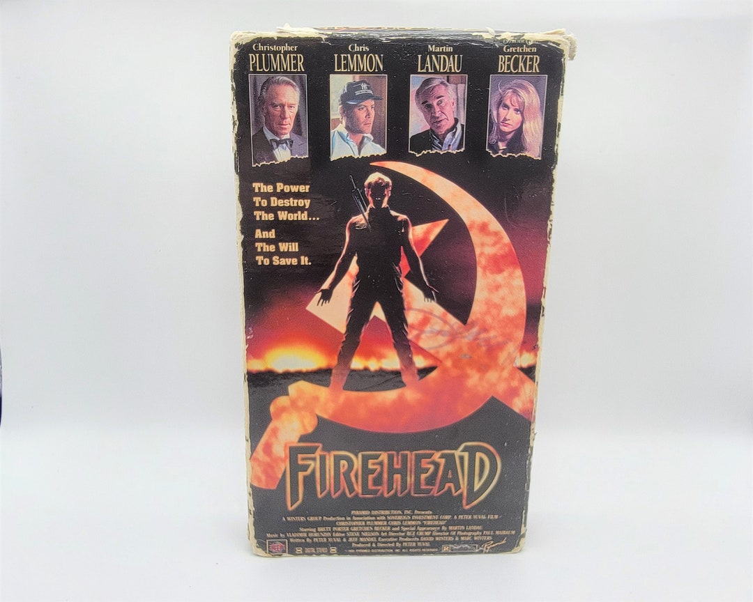 Firehead VHS Movie Martin Landau Christopher Plummer Rare Vintage Sci ...