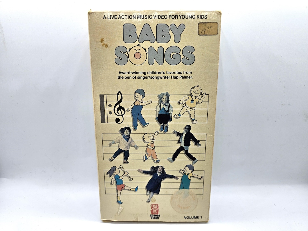 Baby Songs VHS Volume 1 Vintage Live Action Music Video Hap Palmer Hi ...