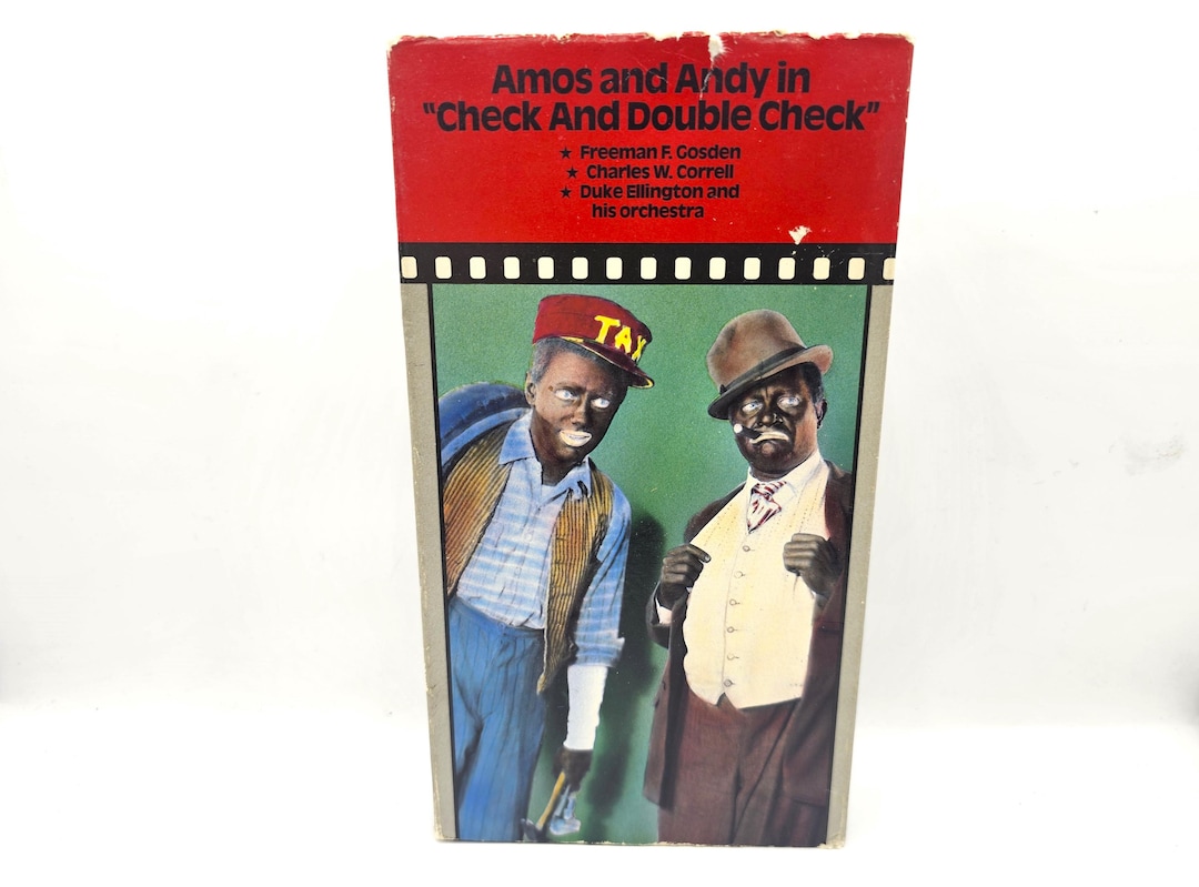 Amos and Andy in Check and Double Check VHS Vintage Movie Former Rental ...