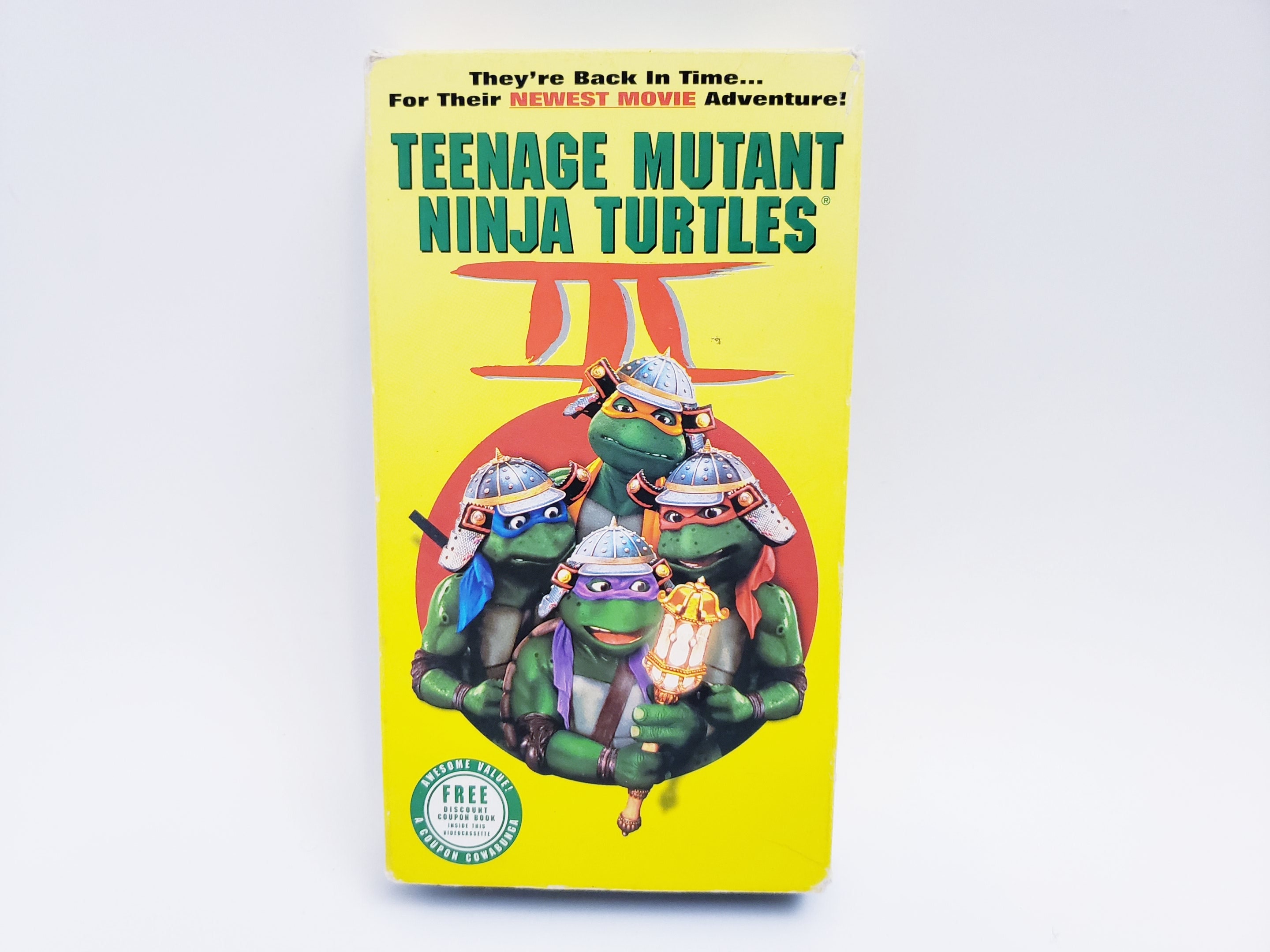Teenage Mutant Ninja Turtles 3 VHS Movie III Vintage TMNT New | Etsy