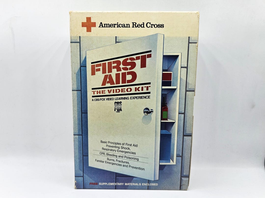 First Aid the Video Kit VHS American Red Cross Vintage 80's ...
