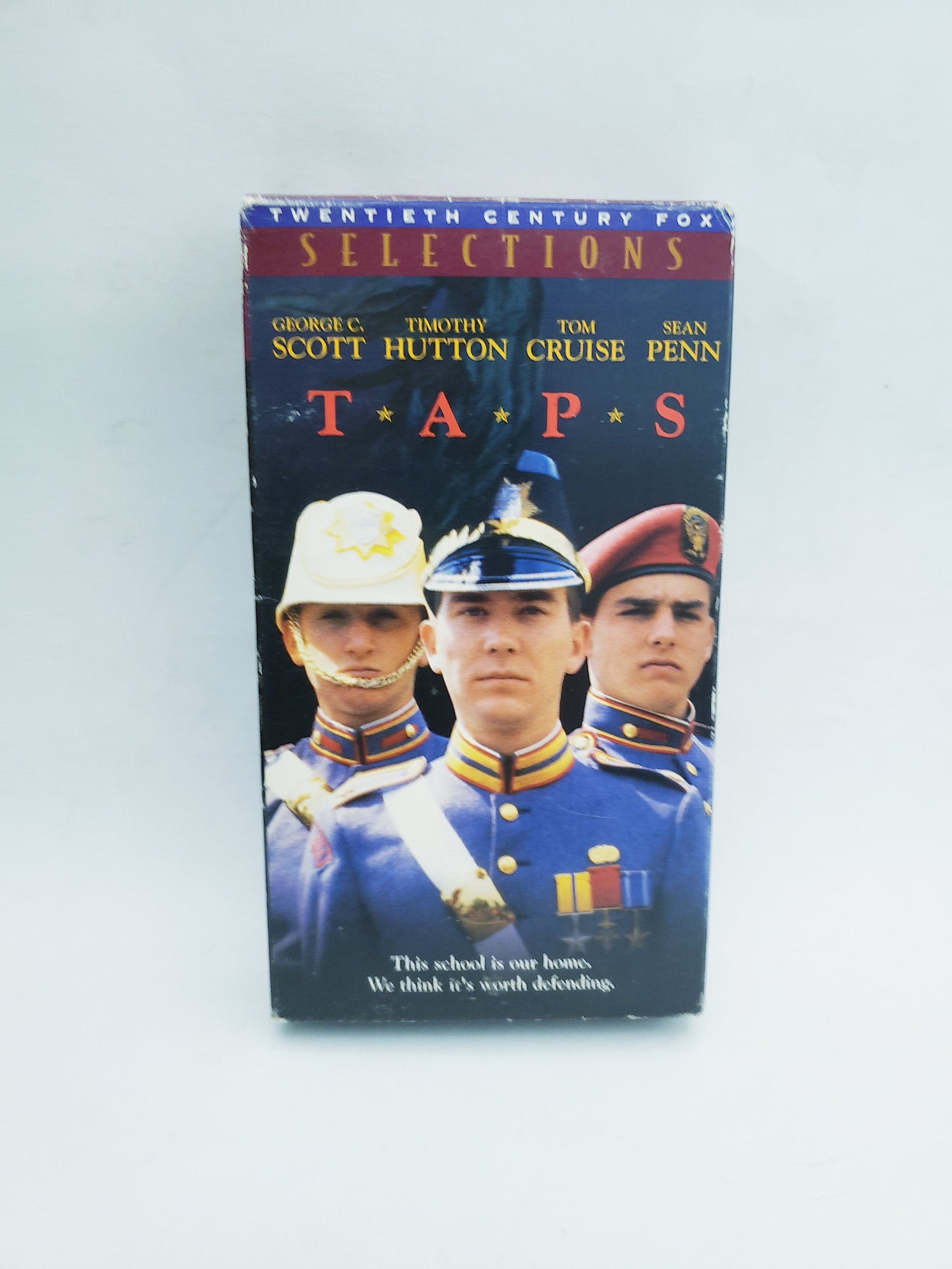 Taps VHS Movie Vintage 1981 George C Scott Timothy Hutton Tom Cruise ...