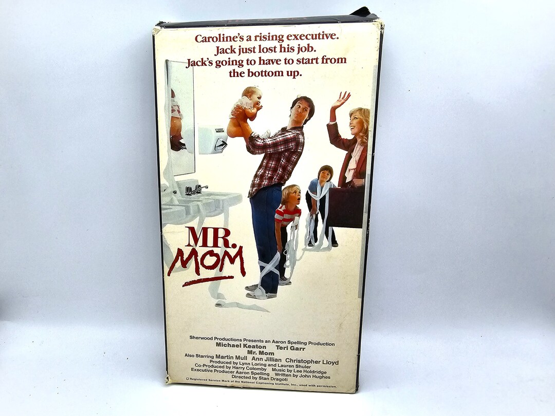 Mr. Mom VHS Movie 1983 Michael Keaton Vintage Videocassette 80's Comedy ...