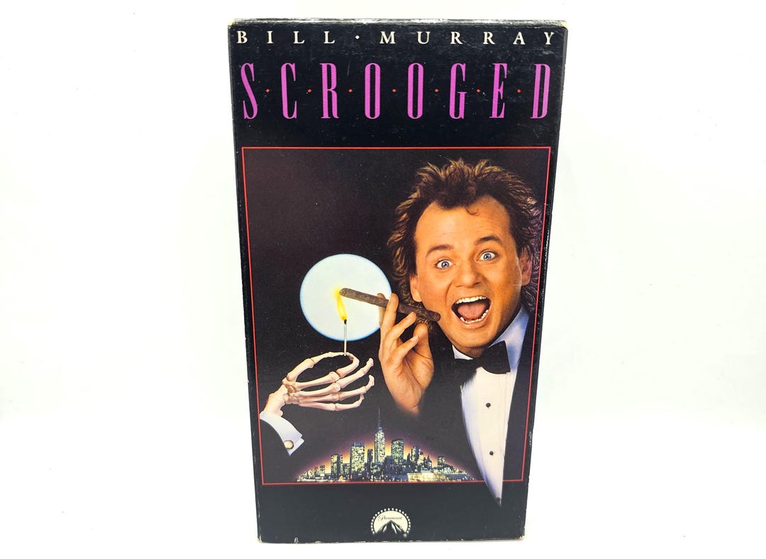 Scrooged VHS Movie Bill Murray Videocassette Home Video - Etsy
