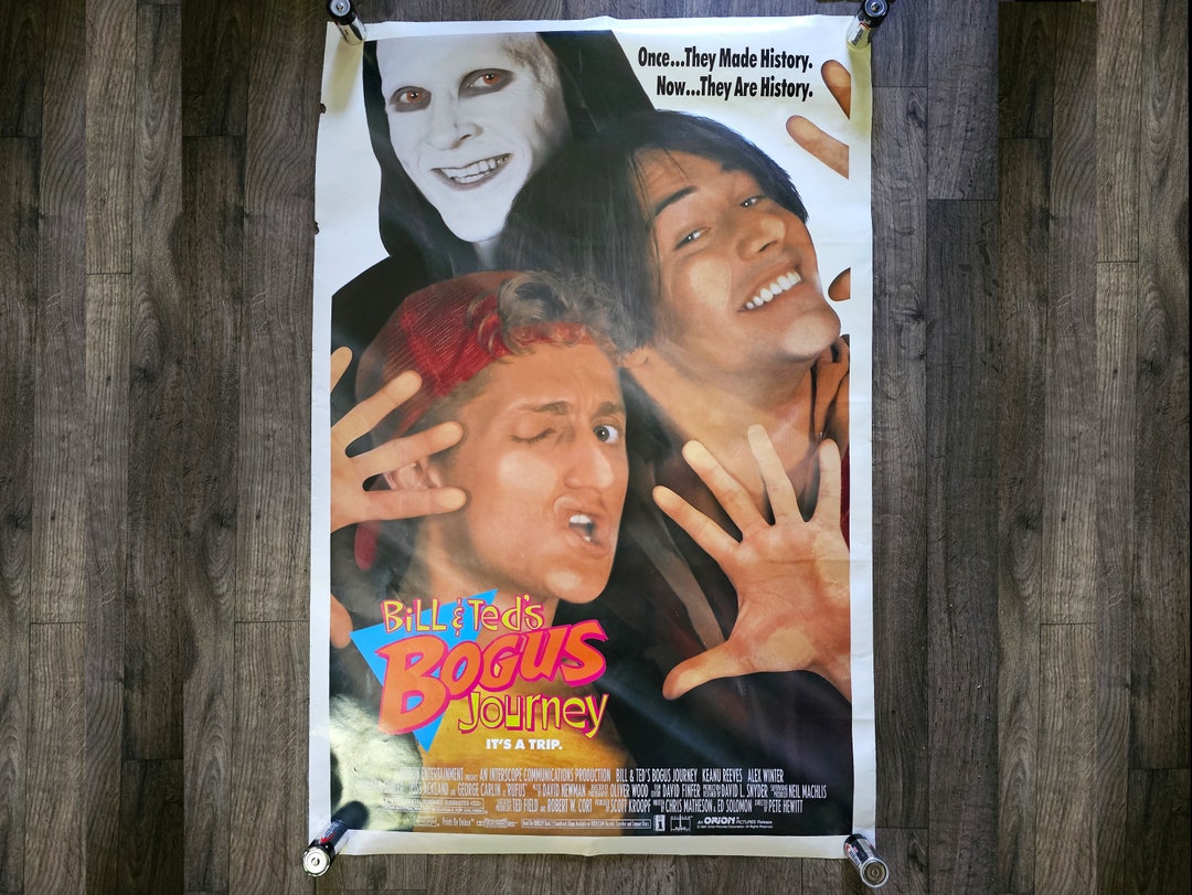 Vintage Bill & Ted's Bogus Journey Large Double-sided Movie Poster 27 ...