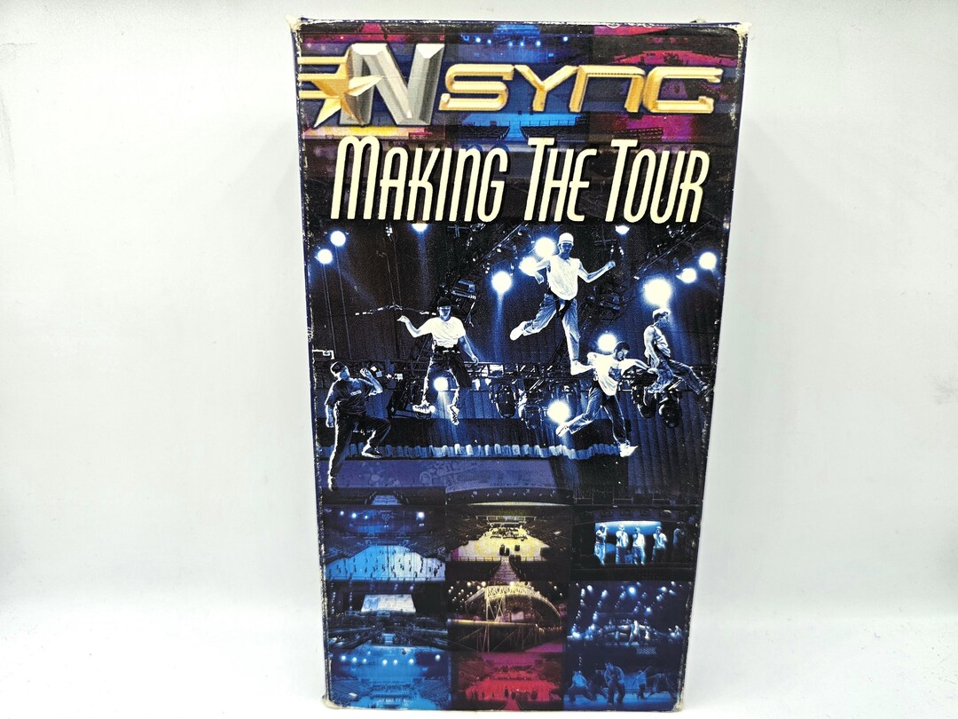N Sync Making the Tour VHS Vintage Justin Timberlake Lance Bass Joey ...