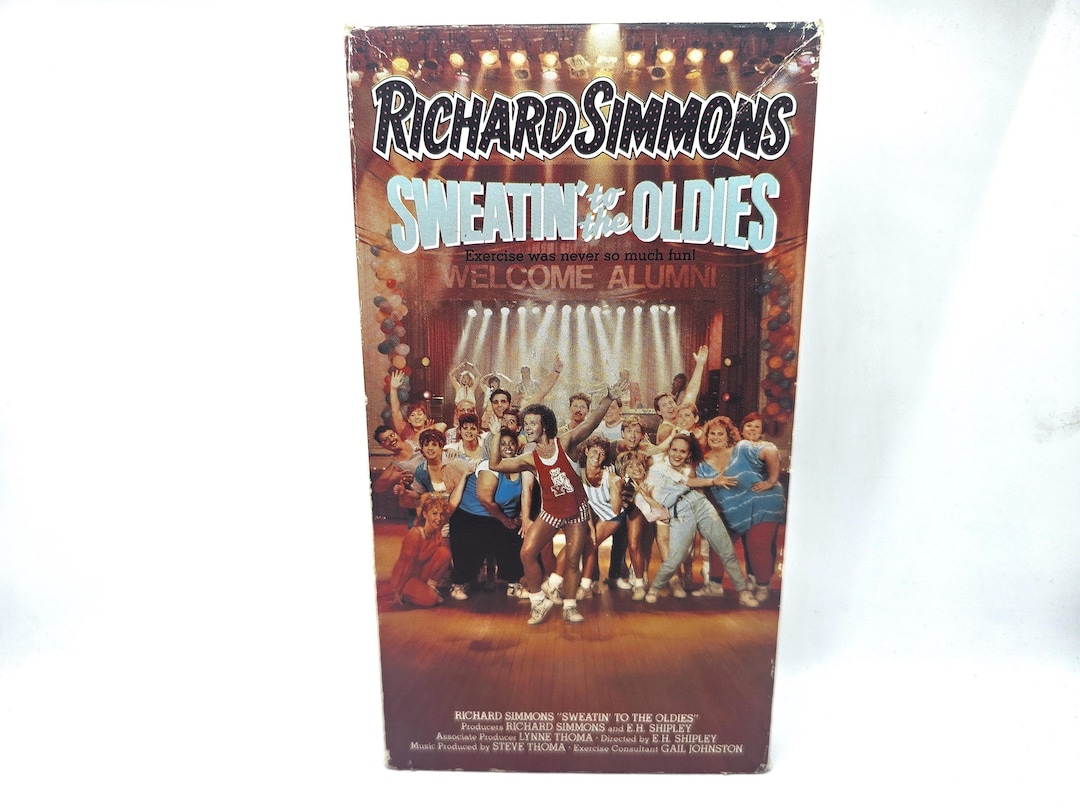 Sweatin' to the Oldies VHS Richard Simmons Vintage 80's Workout Retro ...
