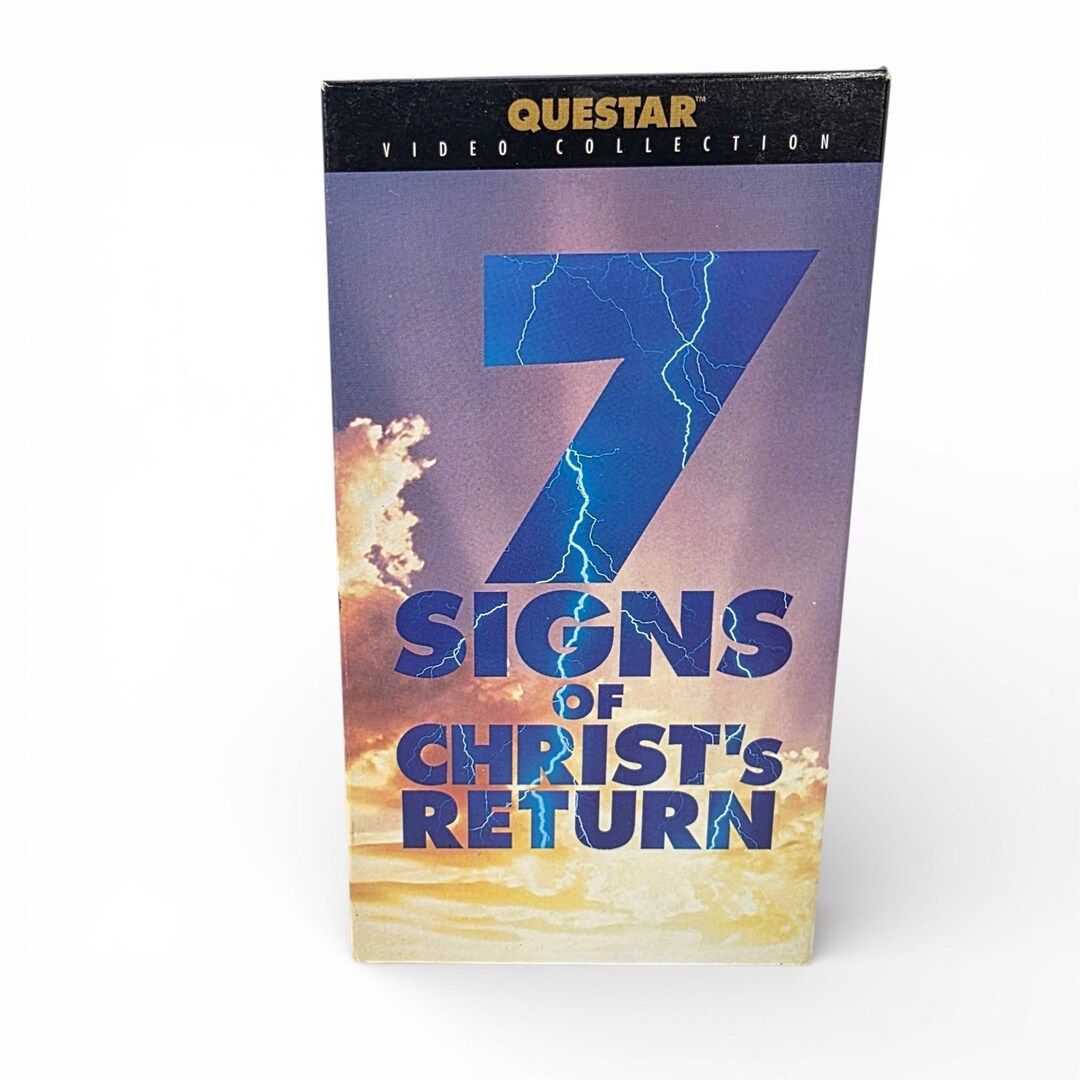 Questar 7 Signs of Christ's Return VHS Vintage Documentary Movie Edmund ...