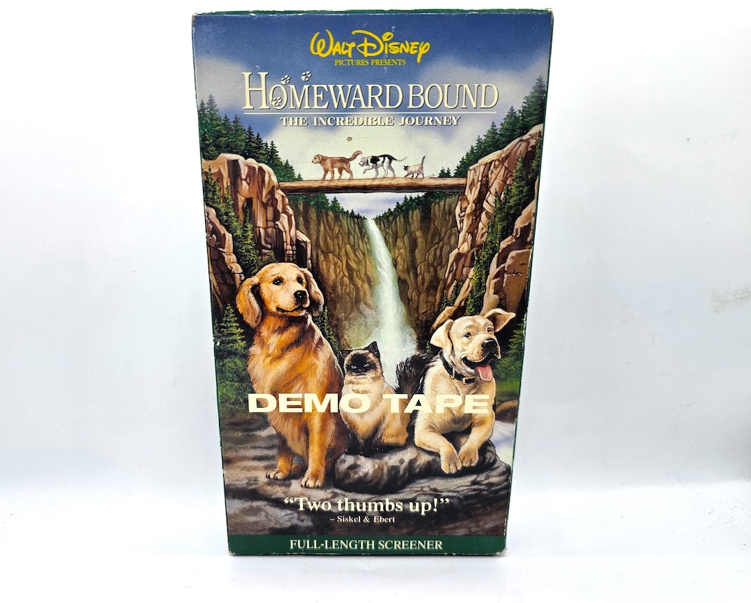 Homeward Bound VHS the Incredible Journey Movie Rare Demo Tape Vintage ...