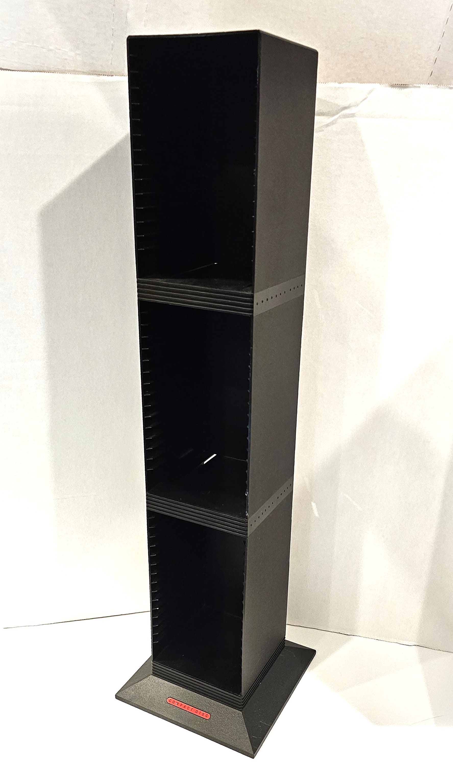 Laserline CD Display Tower Stand 50 Compact Disc Holder Case Floor Rack ...