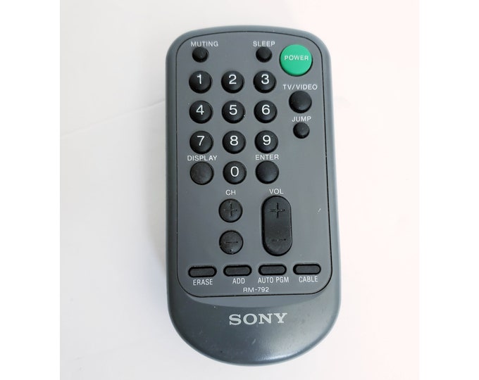 Sony Remote Control RM-792 TV Trinitron Television - Etsy