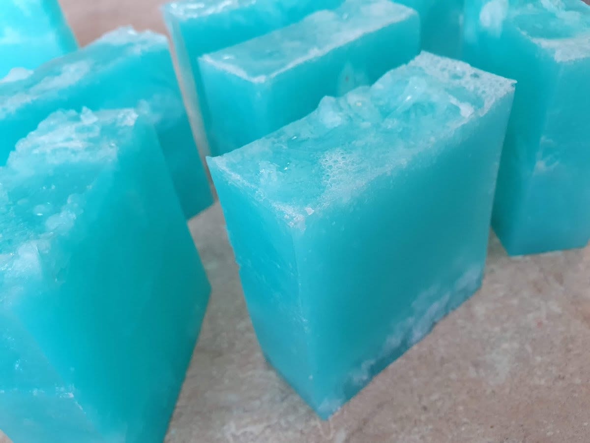 Ocean Soap, Blue Soap, Coconut Soap, Ocean Breeze Scented Vegan Soap ...