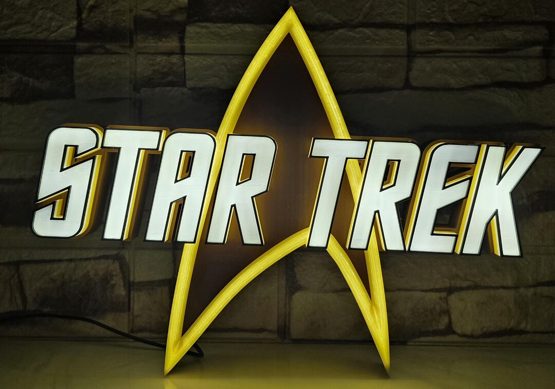 STAR TREK | Led Light | Logo/sign - Etsy