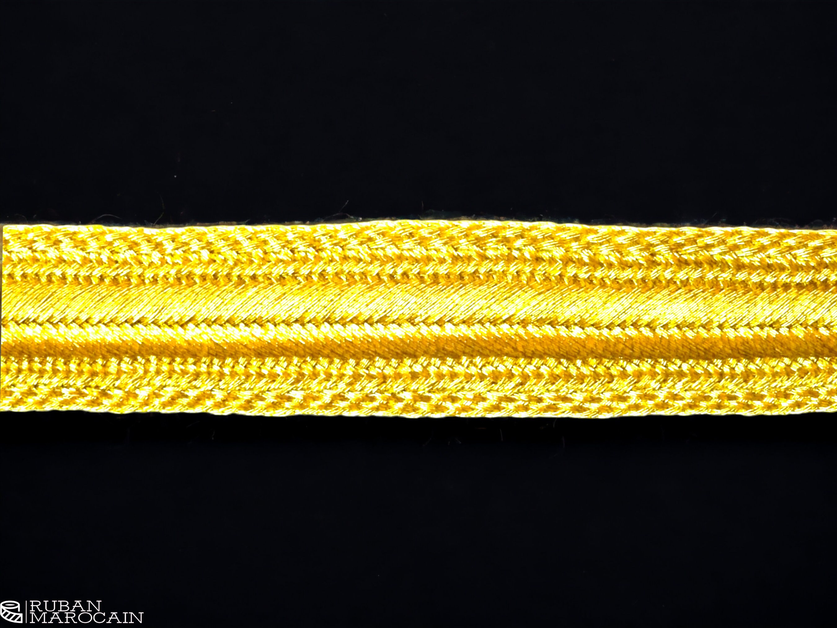 Galon Ruban Doré de 20mm, Ribbon Braid, Gold Embroidery Trim, Moroccan ...