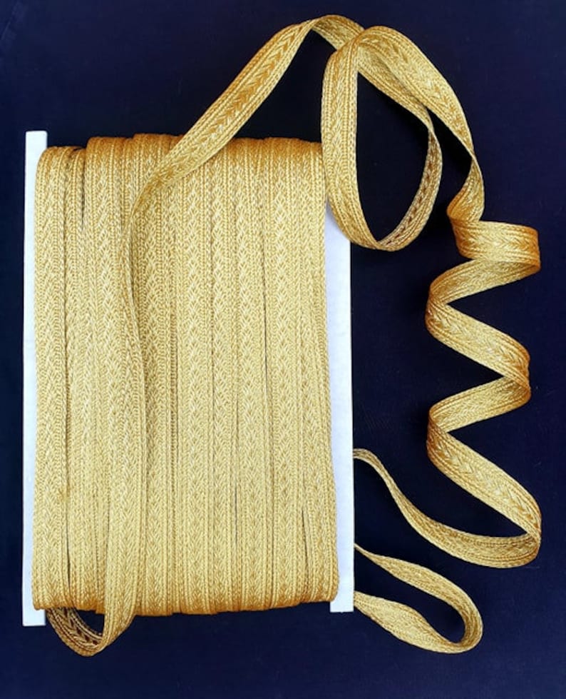 Galon Golden Ribbon 20mm wide gold ribbon braid gold | Etsy