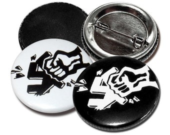 Antifa Button Badge - Etsy