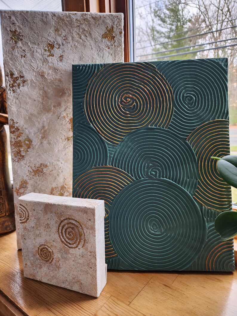 Textured Wall Art | Abstract Art | Minimalist Art | Boho | MCM | Canvas ...