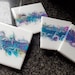 Acrylic Swipe-resin Tile Coasters - Etsy
